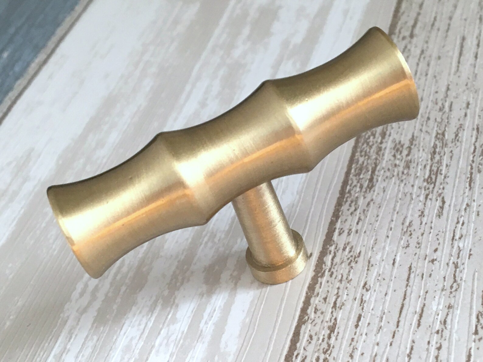 Brass Drawer Pull Bamboo Cabinet Handles Dresser Knob Drawer | Etsy