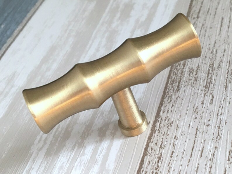 Brass Drawer Pull Bamboo Cabinet Handles Dresser Knob Drawer - Etsy