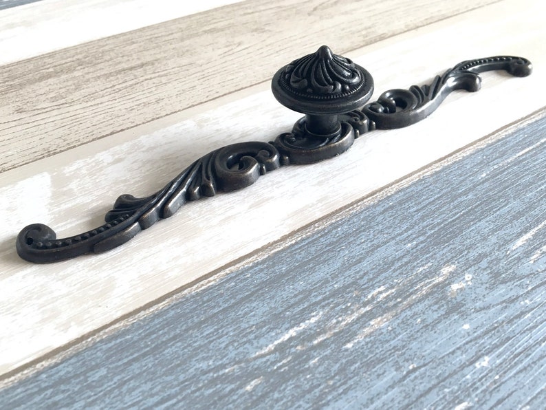 Vintage Look Knob Back Plate Drawer Pulls Backplate Rustic - Etsy
