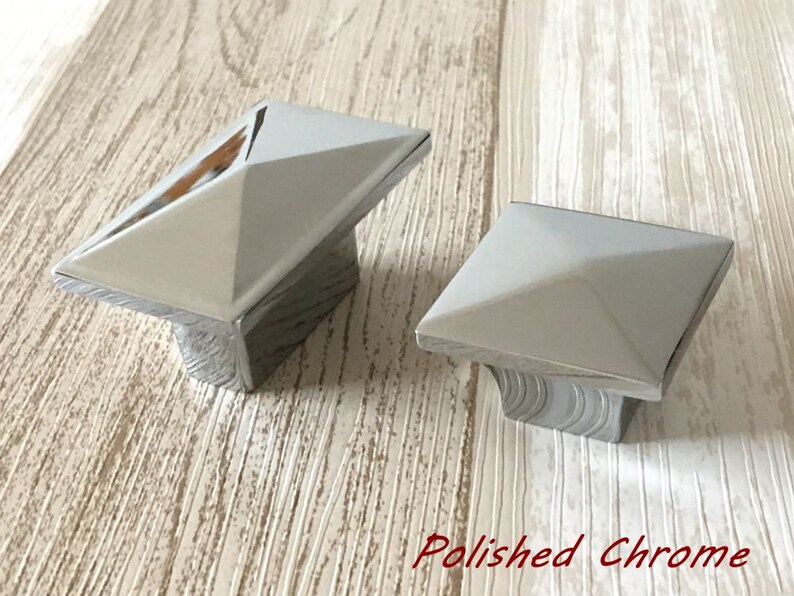 Gold Square Knob Rectangular Drawer Knobs Pull Handles Dresser - Etsy