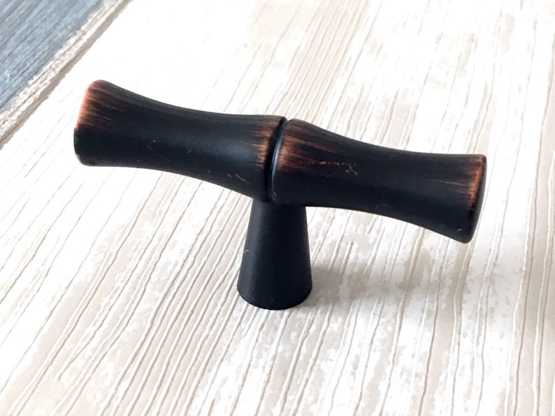 T Shaped Knob Bamboo Knobs Cabinet Handle Pull Drawer Pulls | Etsy