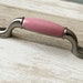 3 3.75 Pink Drawer Pull Handles Cabinet Pulls Handle Heart Kids Dresser ...