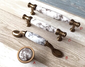 3.75 5 Cream Cabinet Pull Handles Drawer Pulls | Etsy