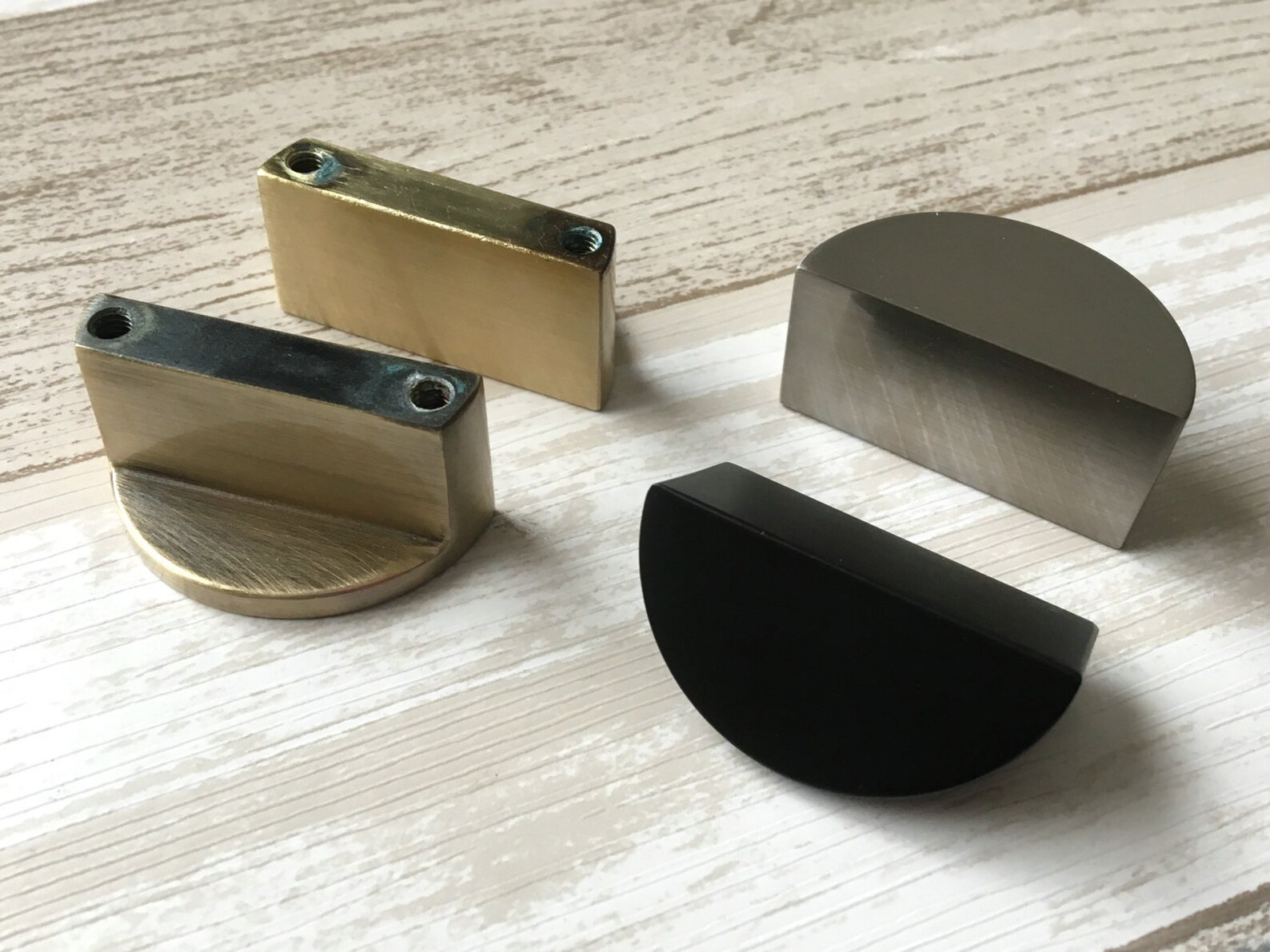 1-1/4 C-C Half Moon Circle Drawer Pull Handles Dresser - Etsy