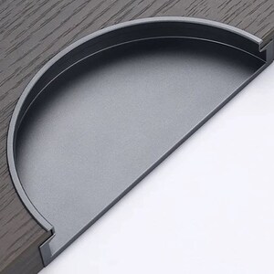 Half Circle Moon Cabinet Pulls Handles Recessed Drawer Pull Handles ...