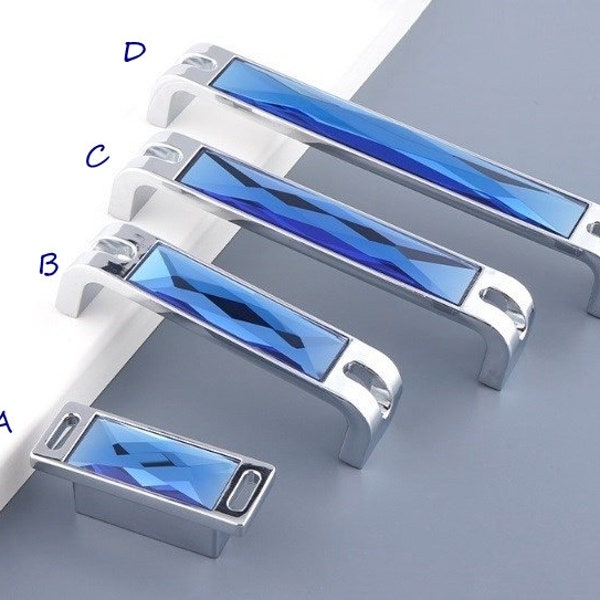 Glass Drawer Pulls - Etsy