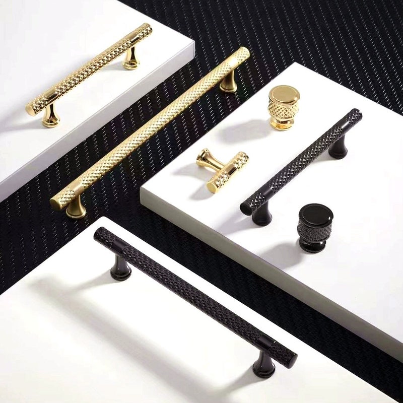 Gunmetal Drawer Pull - Etsy