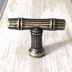 Knob Bamboo Knobs Cabinet Handle Pull Drawer Pulls Drawer - Etsy