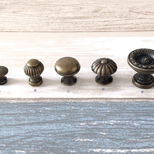 Vintage Small Drawer Knobs - Etsy