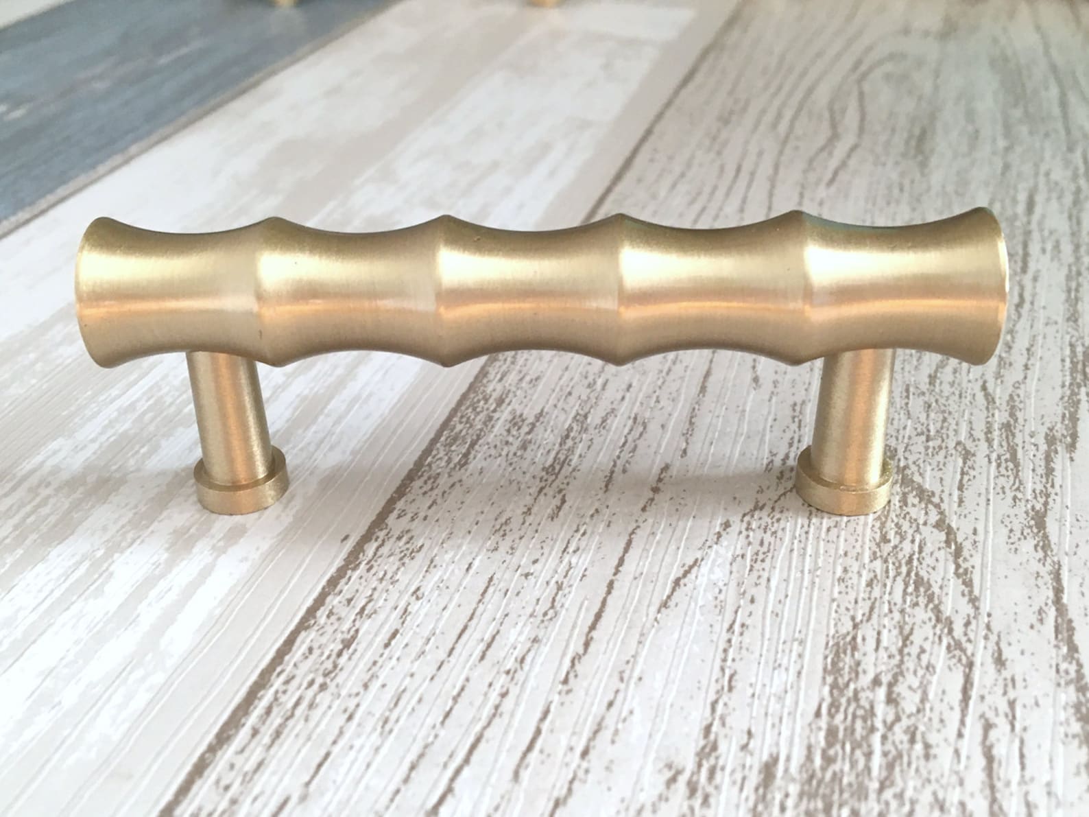 Brass Drawer Pull Bamboo Cabinet Handles Dresser Knob Drawer - Etsy
