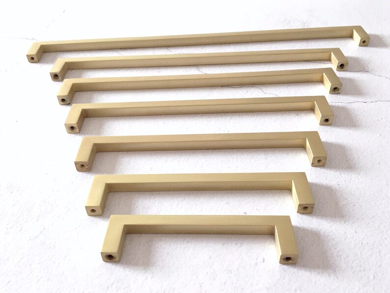 Drawer Pull Handles Large Cabinet Handles Dresser Pulls Gold - Etsy