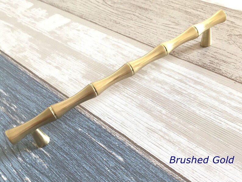 6.25 Bamboo Cabinet Handle Pull Drawer Pulls Handles - Etsy