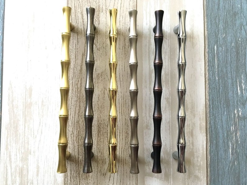 6.25 Bamboo Cabinet Handle Pull Drawer Pulls Handles - Etsy