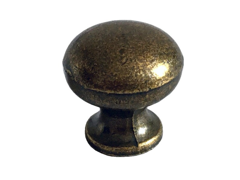 Vintage Look Tiny Knob Small Knobs Dark Antique Bronze Drawer - Etsy