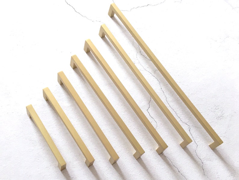 Drawer Pull Handles Large Cabinet Handles Dresser Pulls Gold - Etsy