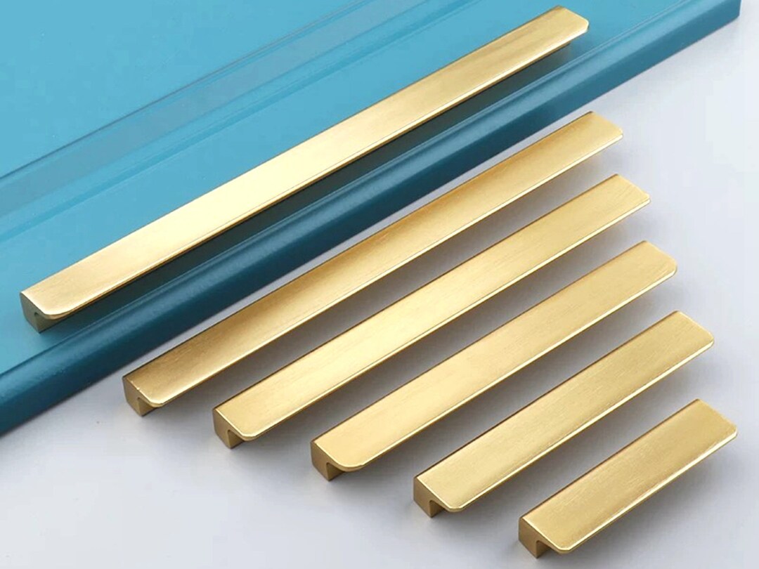 Drawer Pull Handles Large Cabinet Handles Dresser Pulls Brass Black ...
