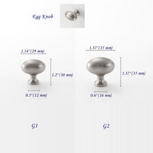 Modern Brushed Nickel Steel Cabinet Ball Knobs Silver Sphere Drawer ...