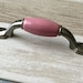 3 3.75 Pink Drawer Pull Handles Cabinet Pulls Handle Heart Kids Dresser ...