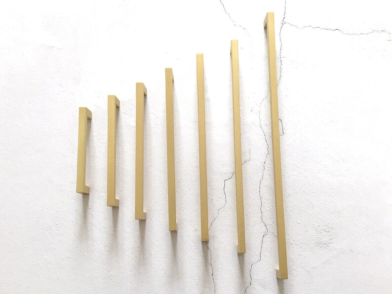 Drawer Pull Handles Large Cabinet Handles Dresser Pulls Gold - Etsy