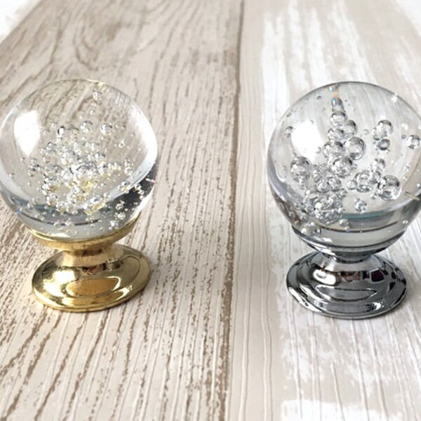 Glass Bubble Knobs - Etsy