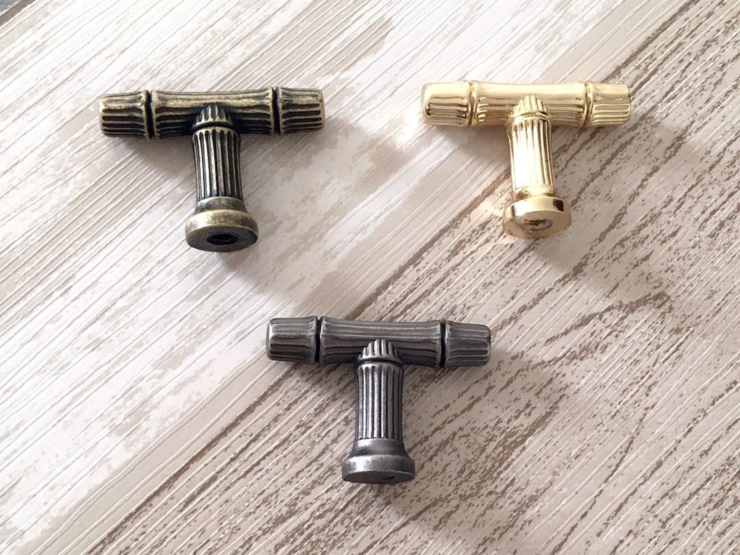 Knob Bamboo Knobs Cabinet Handle Pull Drawer Pulls Drawer - Etsy