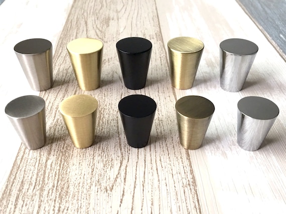 Cone Tapered Knob Taper Knobs Conical Drawer Knob Pull Cabinet - Etsy