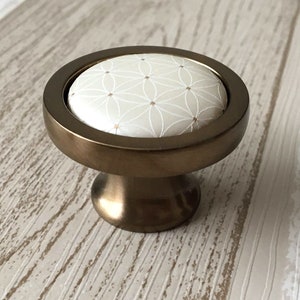 3.75 5 Cream Cabinet Pull Handles Drawer Pulls Handle Dresser Knob ...