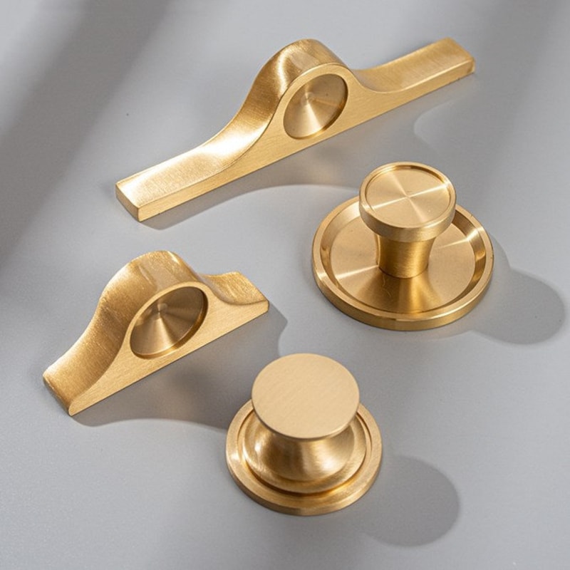 Gold Knobs - Etsy