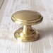 3 C-C Brushed Gold Cup Pull Handle Gold Drawer Pull Handles Cabinet ...