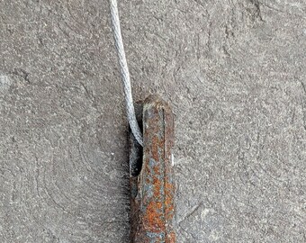 Set of Two, Antique Iron Window Sash Weights, LISTER 6 Lb. Window ...