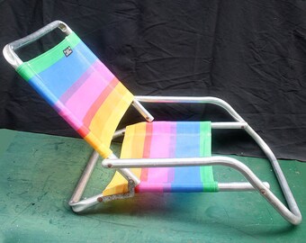 Vintage beach chairs | Etsy