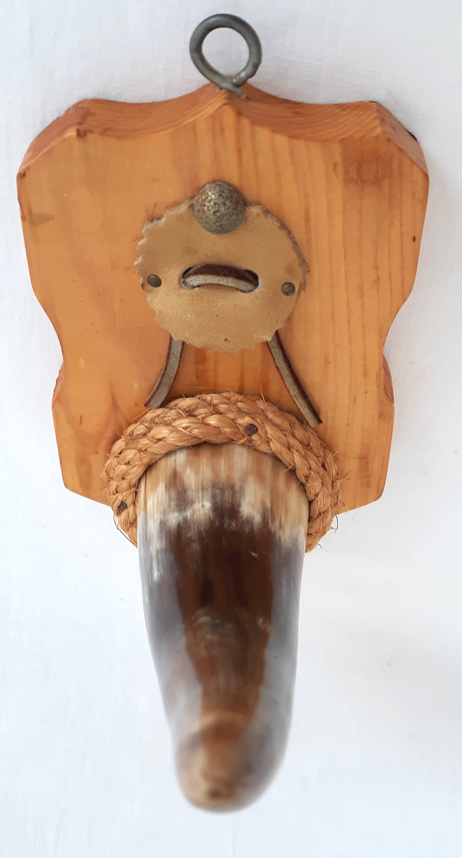 Vintage Handmade Natural Ox Horn Ornament Decoration Wooden - Etsy