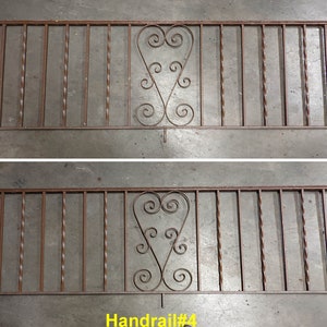 Lot 7 (55ft) Antique Vintage Old Salvaged Reclaimed Steel Wrought Iron ...