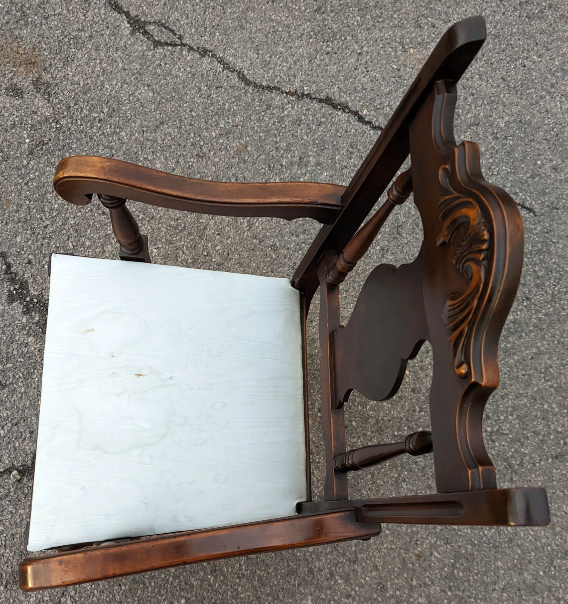 40h Antique Vintage Old drexel Solid Walnut - Etsy