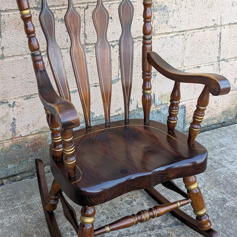 Antique Childs Rocking Chair - Etsy
