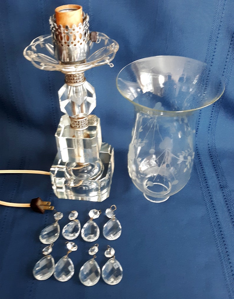 Art Deco Hollywood Regency Stacked Cut Lead Crystal Glass - Etsy