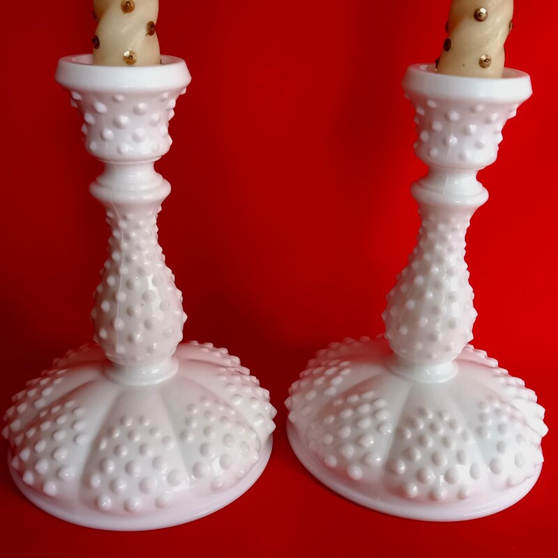Milk Glass Candle - Etsy