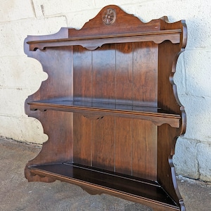 32"x34" Vintage Antique Old "ethan Allen" SOLID Cherry Wood Wooden Wall ...