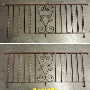 Lot 7 (55ft) Antique Vintage Old Salvaged Reclaimed Steel Wrought Iron ...