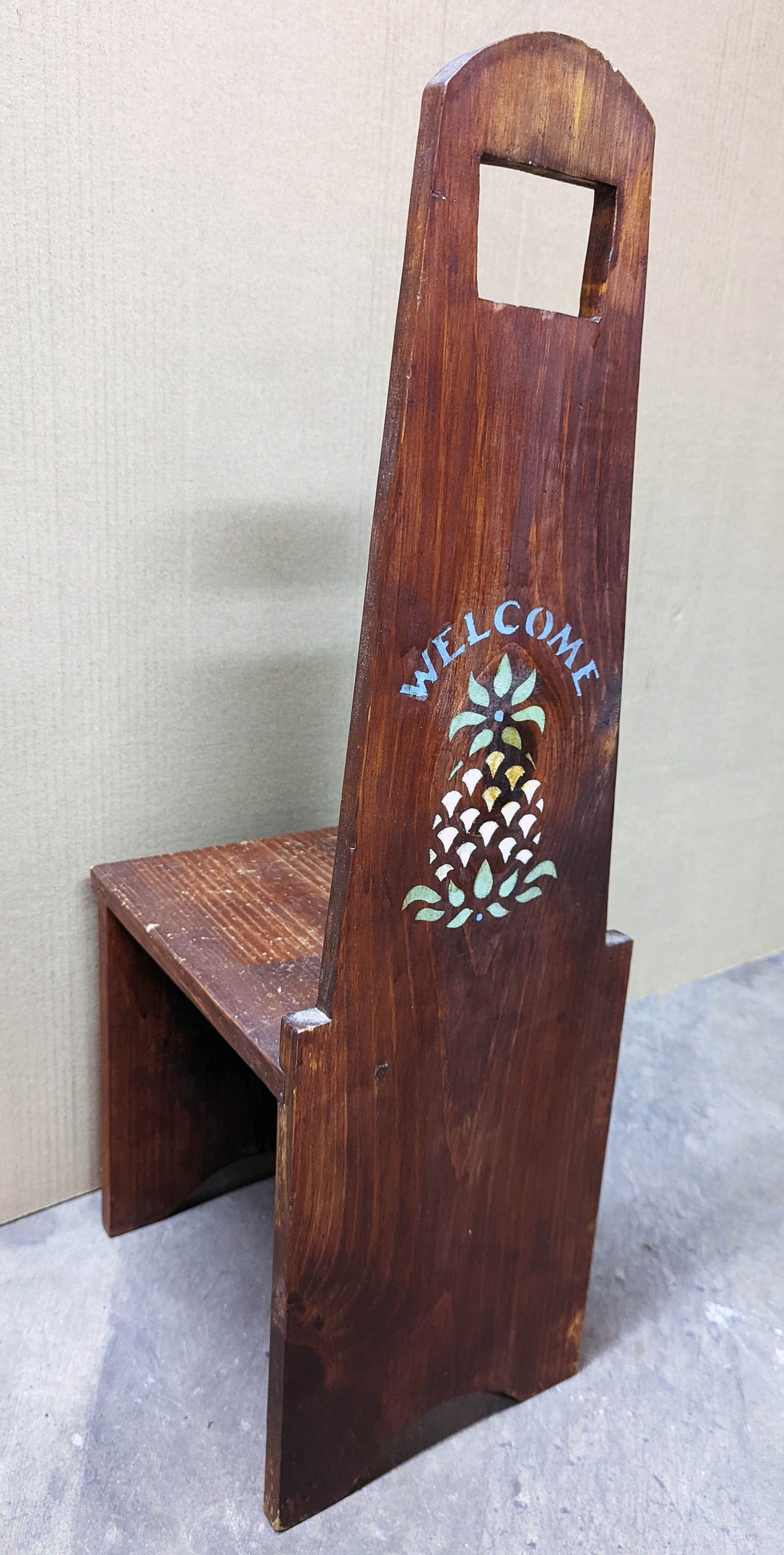 Welcome Front Door Vintage Antique Old Solid Wood Wooden Entry Entrance ...