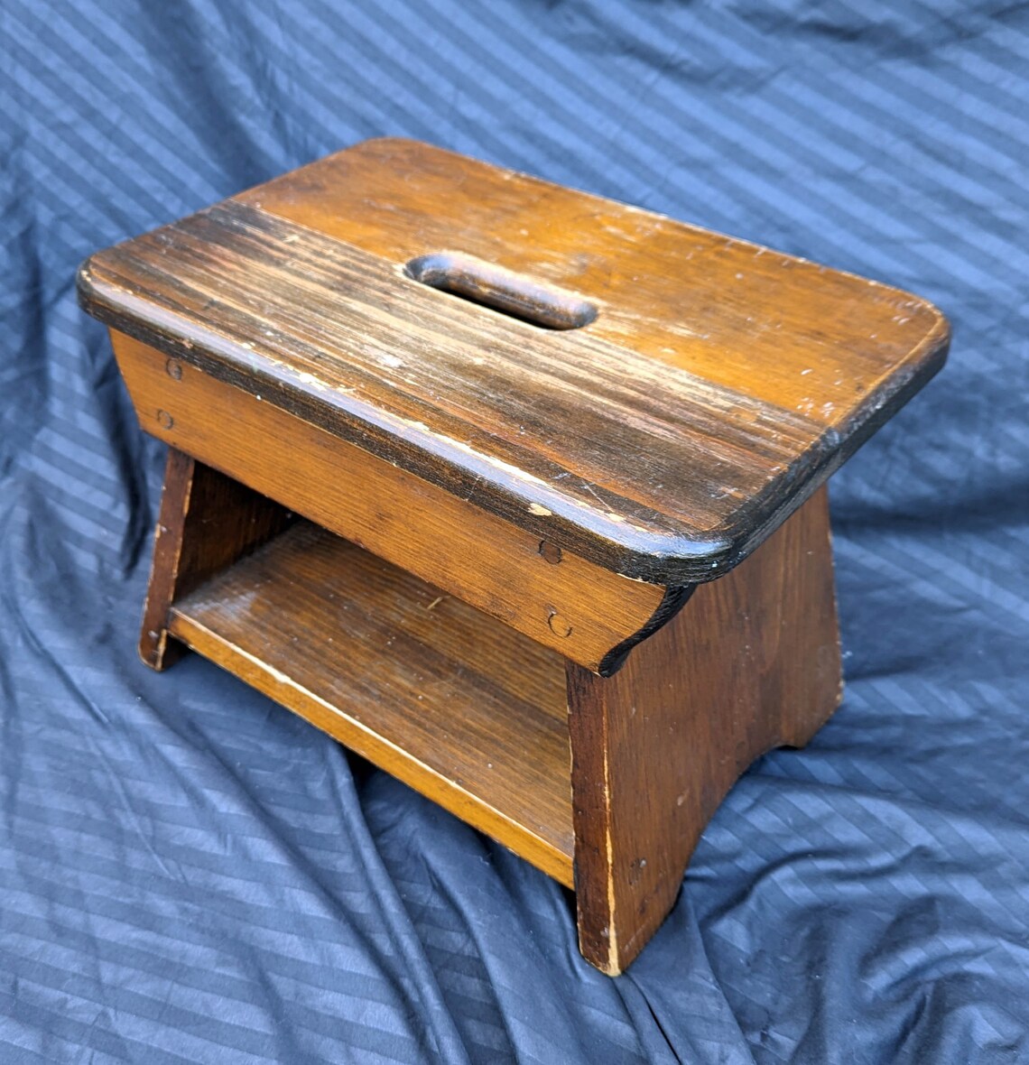 Small Vintage Antique Old Homemade Handmade Solid Pine Wood Wooden ...