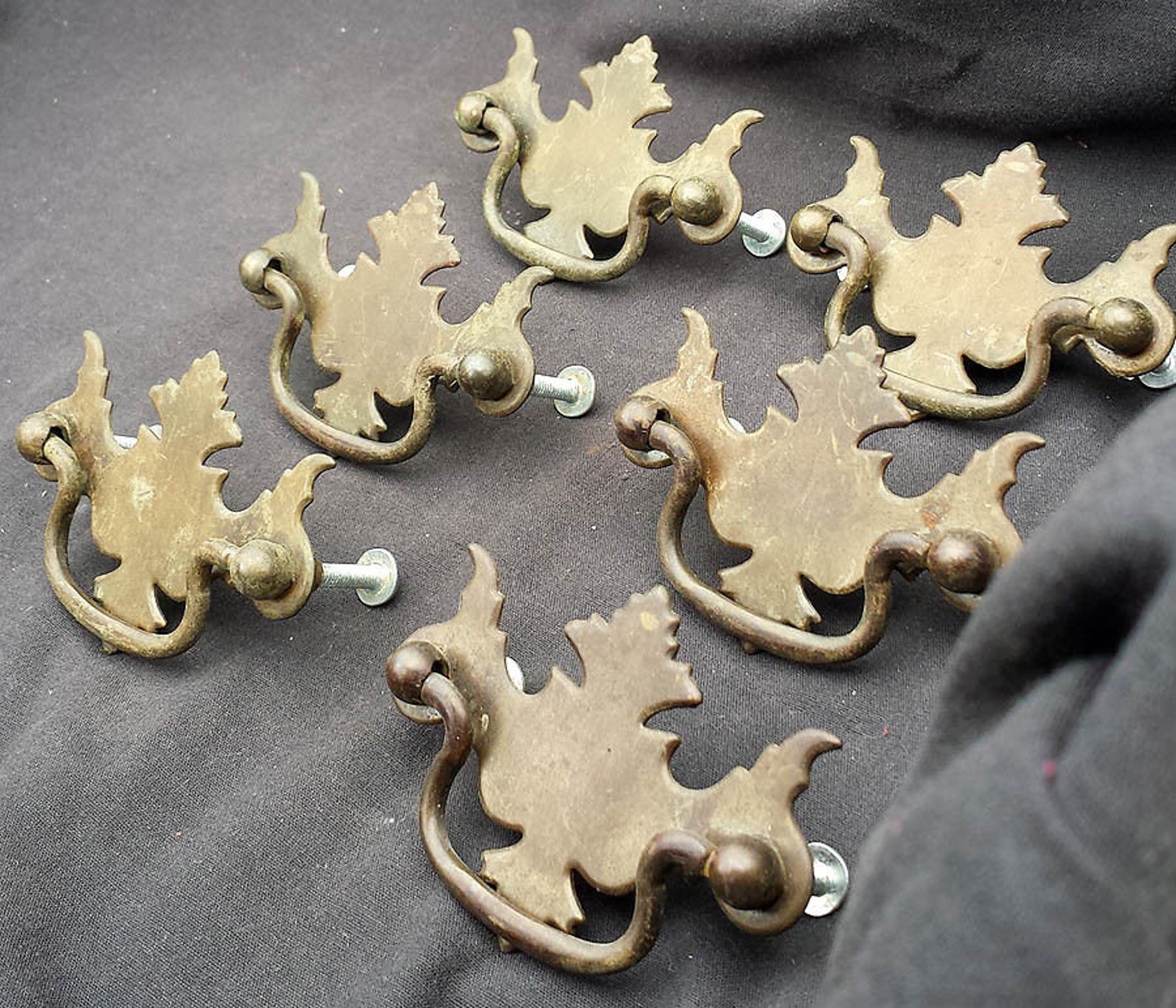 3 Availble Pair Vintage Colonial Metal Dresser Drawer | Etsy