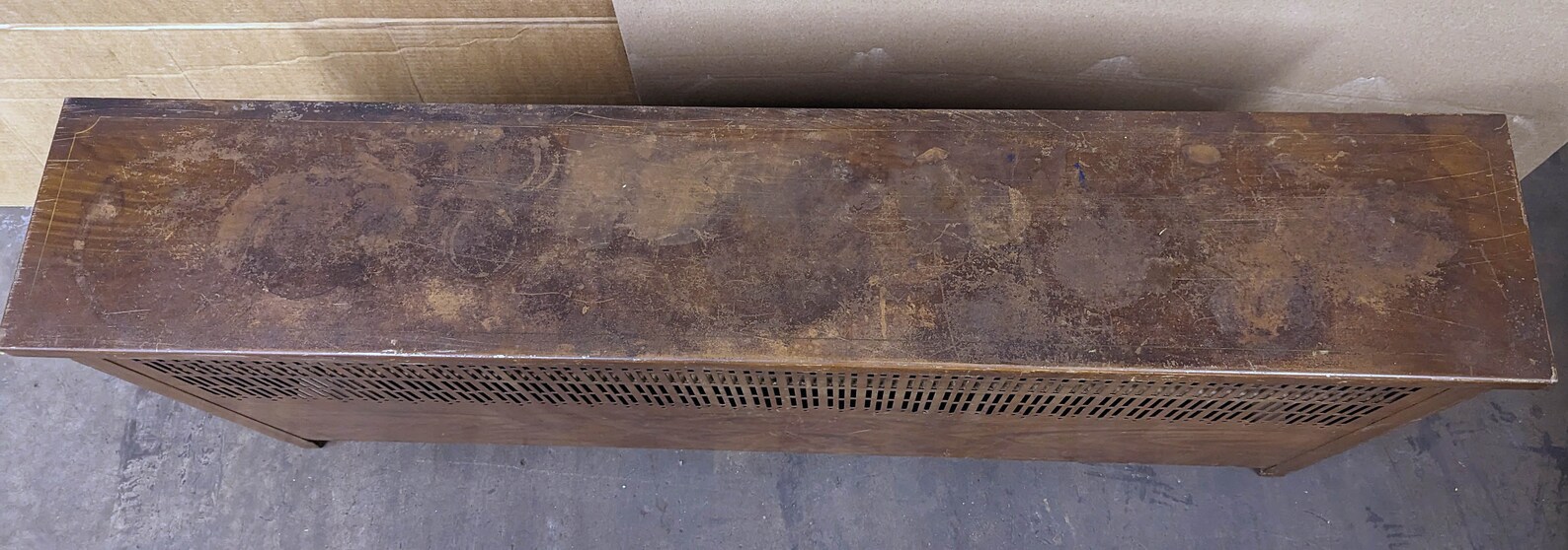 57wx25h Antique Vintage Old quaker City Salvaged Reclaimed Art Deco ...