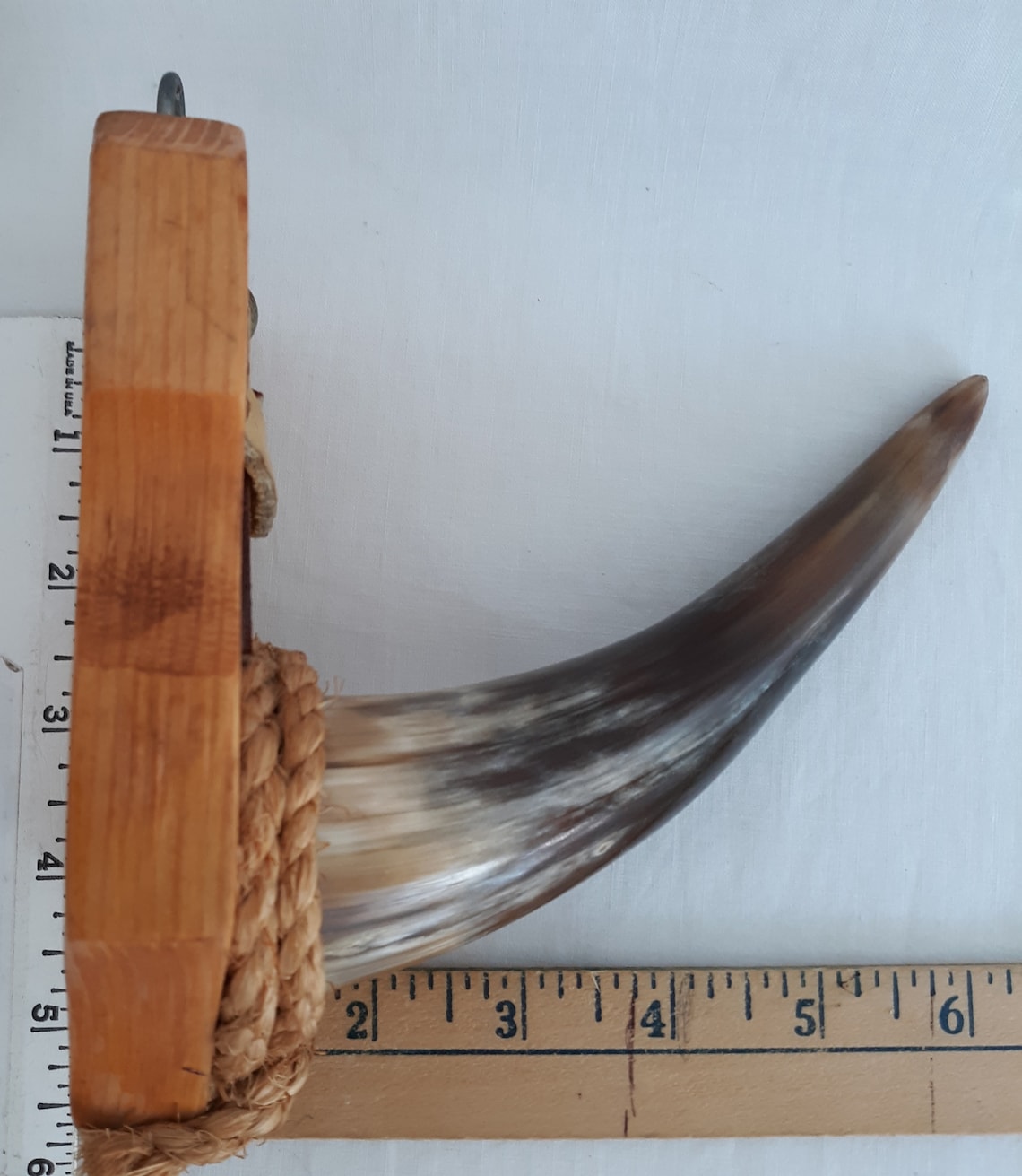 Vintage Handmade Natural Ox Horn Ornament Decoration Wooden - Etsy