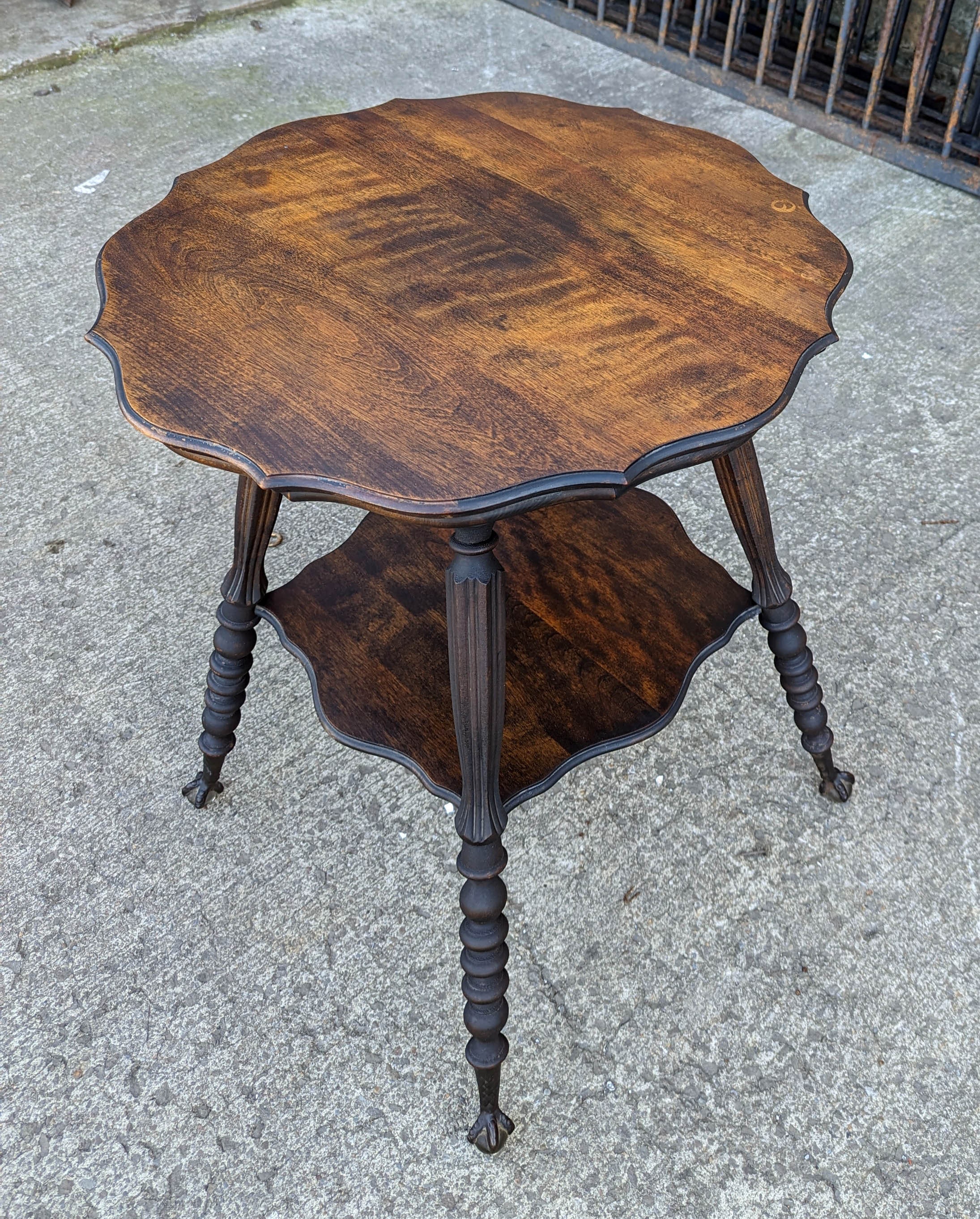 Antique sofa table with claw feet store