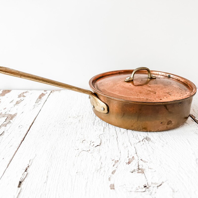 Antique Copper Pan - Etsy