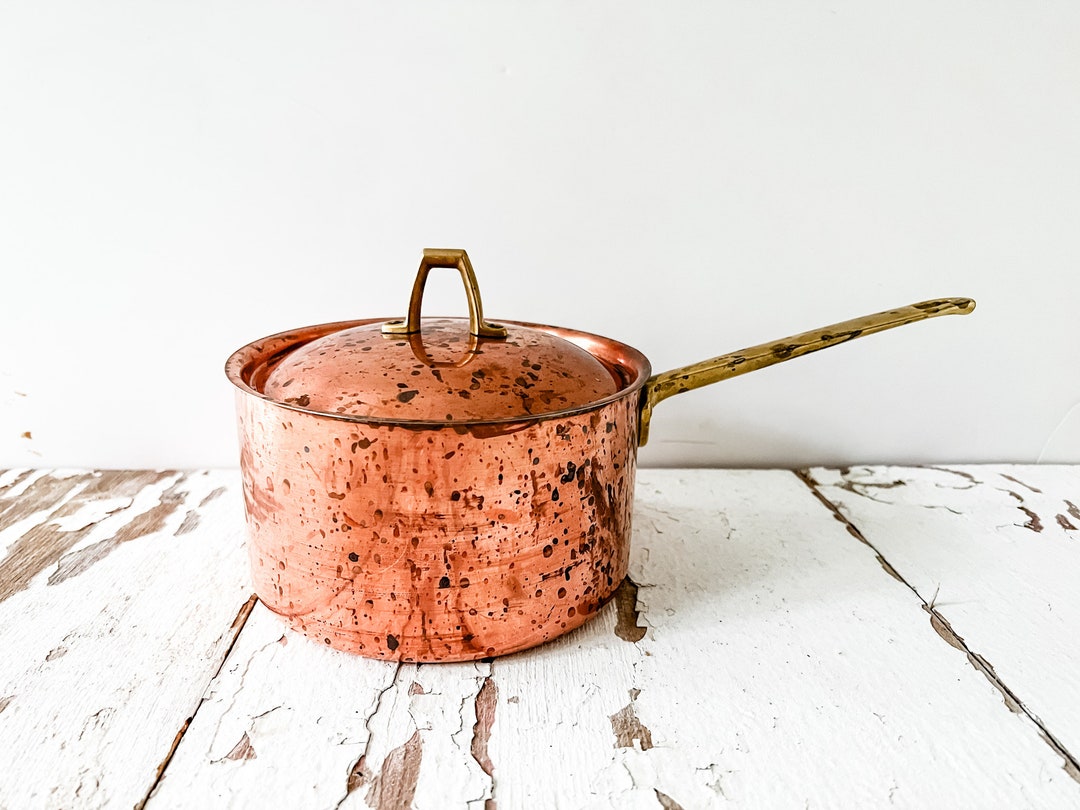 Vintage Kitchen Copper Pot Paul Revere 1 Qt Copper Saucepan Antique ...