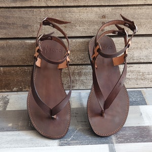 PDF Leather Sandals Pattern in 2 Sizes 38EU and 42EU Size / Leather ...