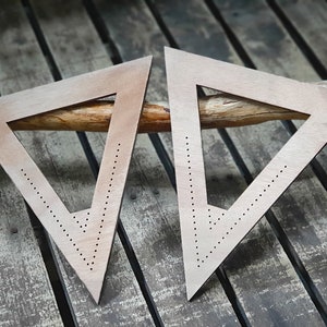 Triangular Wooden Handles for Bags, Plywood Handles for Tote Bags - Etsy