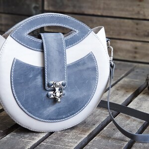 PDF Pattern. Leather ROUND Crossbody Bag With Video - Etsy